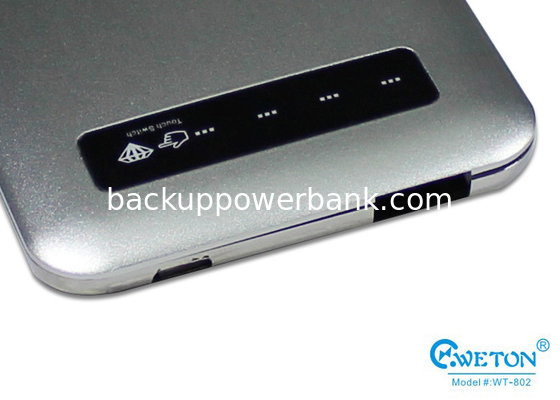 Lithium Polymer Dual USB Power Bank for iPhone / Samsung Smartphone supplier