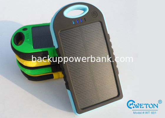 Outdoor sport Universal Dual USB Portable Solar Charger Power Bank For Samsung / Motorola / HTC supplier