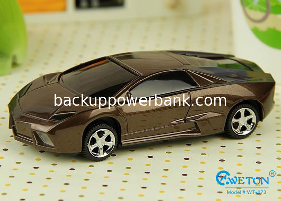 Small Classic Blue Lamborghini Brand Car Shaped Power Bank For Cell Phones / MP3 supplier