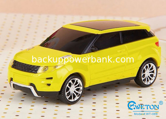 Cell Phone Yellow Land Rover Car Shaped Power Bank USB 18650 4400mAh supplier
