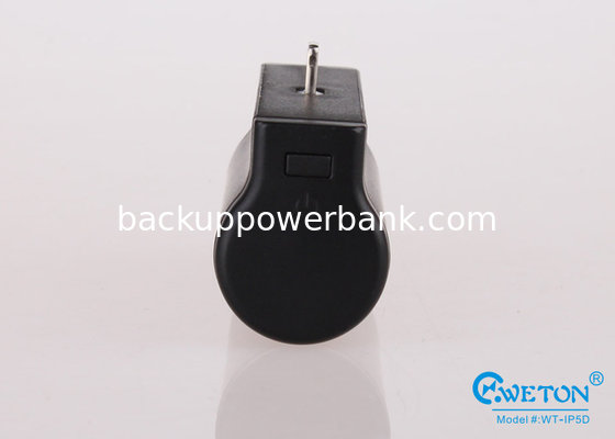 Black Portable 3000mah external backup battery charger case For iPhone 5S iPhone 5C supplier