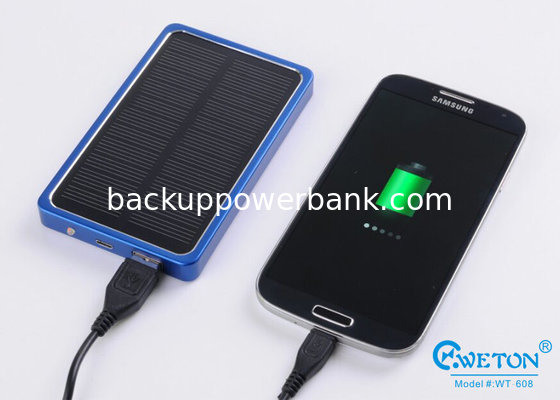 Emergency Charger 4000mAh Portable Solar Power Bank , solar power phone charger supplier