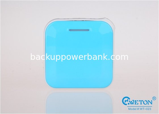Small Pocket Square Dual USB Power Bank For Cellphone / MP3 / MP4 supplier
