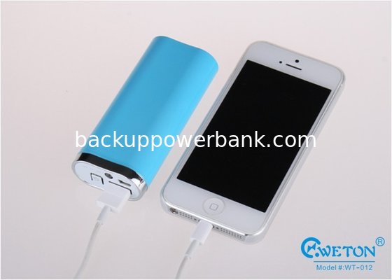 Pocket Ipod / iphone Mobile Charging Backup Power Bank With Torch 6000mAh supplier