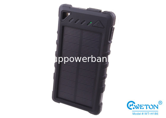 8000 mAh Dual USB Portable Solar Panel Power Bank For iPhone 6 iPhone 5 iPad supplier