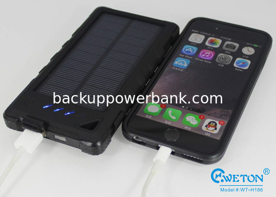 8000 mAh Dual USB Portable Solar Panel Power Bank For iPhone 6 iPhone 5 iPad supplier