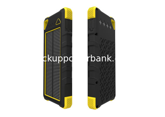 Li-polymer 16000mAh Solar Power Battery Charger / Portable Power Bank For iphone6 supplier