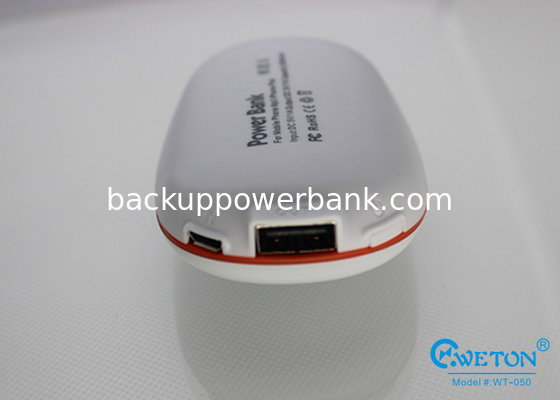 Bean shaped Backup Power Bank for Cell Phones , External Battery Charger supplier