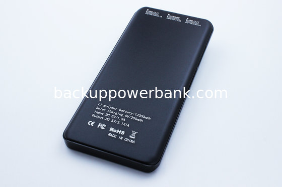 Super Slim Portable Solar Power Bank 8000mAh For iphone 6 / Smartphones supplier