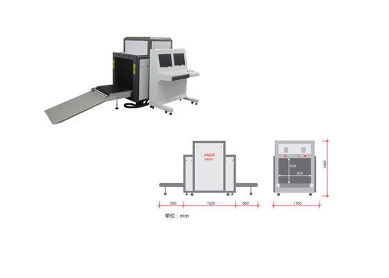 Easy Operate	X Ray Baggage Scanner Machine for Airport / Hotel / Shopping Mall