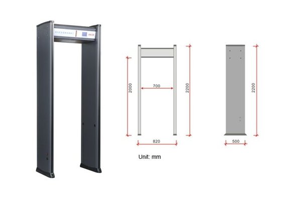 Waterproof Archway Walk Through Metal Detector For Factories / Hotels / Offices