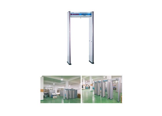 Airport Walk Through Metal Detector Full Body Scanner Adjustable Sensitivity