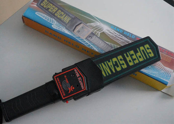 Small Security Hand Held Metal Detector Wands In Metro / Hotel / Hospital