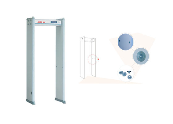 Harmless Walk In Metal Detector Security Gate With Adjustable Sensitivity