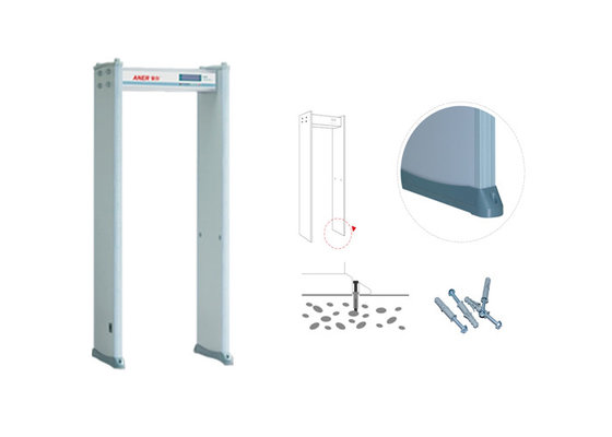 LED light Walk Through Metal Detector K508 Archway Metal Detector for office factory