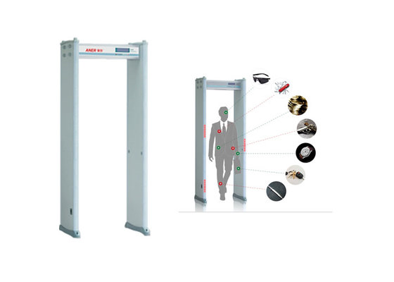 Professional Shock Proof Pass Through Metal Detector Gate For Office / Factory