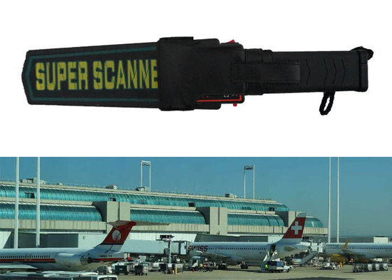 Portable Hand Held Security Metal Detectors For Railway Station / Prison