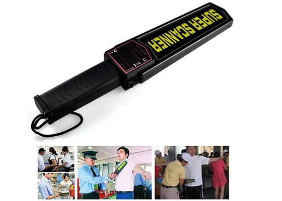 9V Subway / Airport Hand Held Metal Detector Body Scanner High Sensitivity