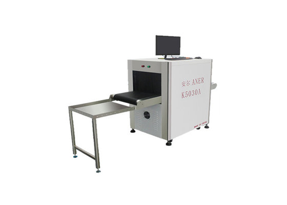 One Key Off X Ray Baggage Scanner 38AWG Power With Downward Beam Direction