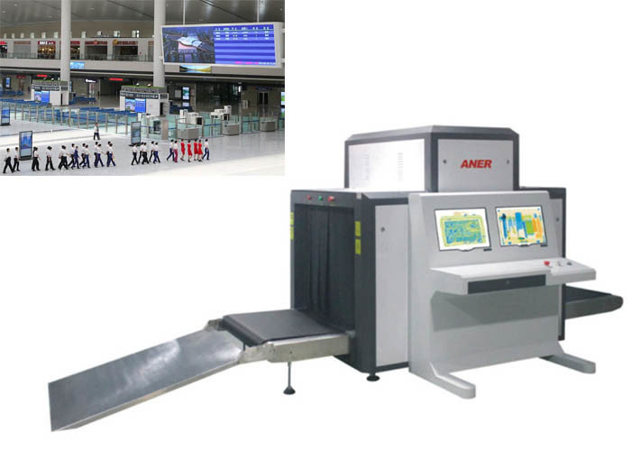 X Ray Checked Baggage Screening Machine With Multi Energy Penetration System