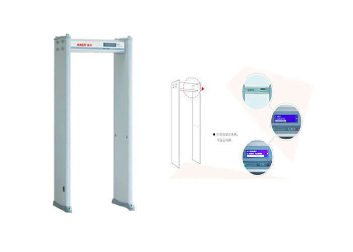 Accurate Full Body Door Frame Metal Detector For Exhibition Fair Security Check