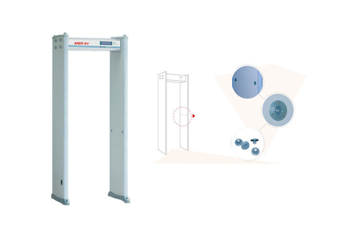 Harmless Walk In Metal Detector Security Gate With Adjustable Sensitivity