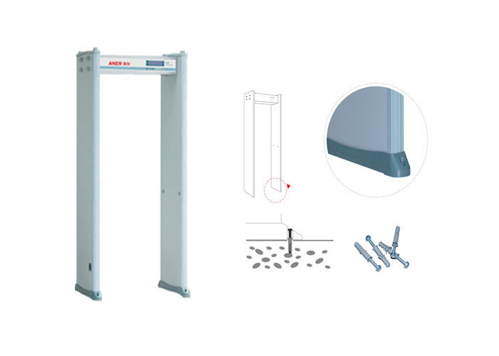 LED light Walk Through Metal Detector K508 Archway Metal Detector for office factory