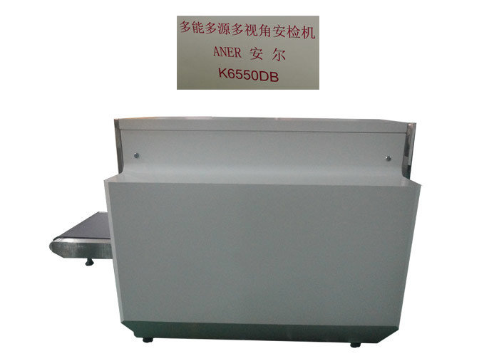 0.22m / s Dual view K6550DB baggage x ray machines for airport terminal and check point