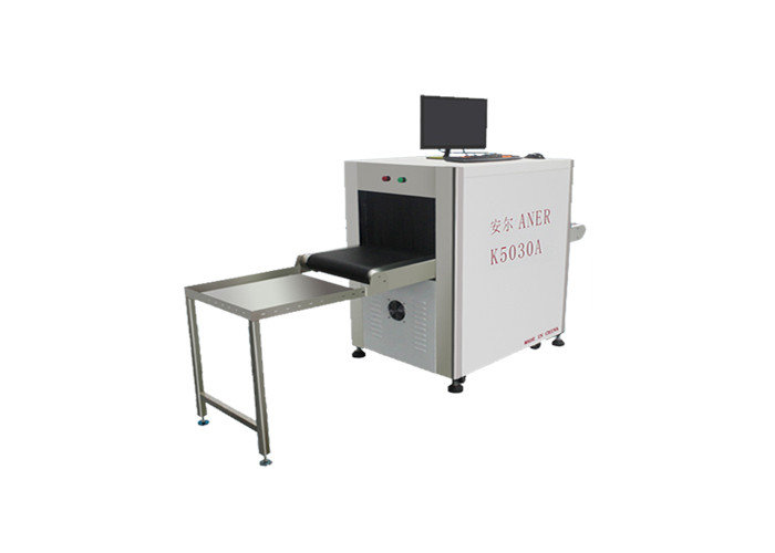 One Key Off X Ray Baggage Scanner 38AWG Power With Downward Beam Direction