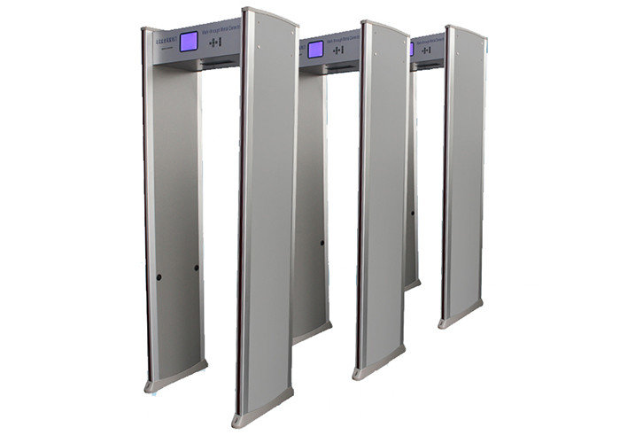 Optional Zones Walk Through Metal Detector , Door Frame Metal Detector For Hotel Safety