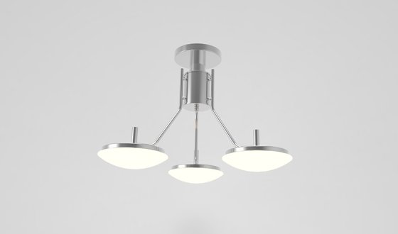 2018 modern style  acrylic lampshade black painting LED pendant lamp