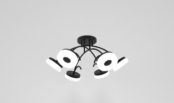 2018 LED modern hang lamp  black color,golden color , chrome color , white color
