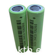 Lithium ion, cylindrical type, 18650 3.7V 2250mAh UL1642,IEC62133 and UN38.3 approval
