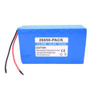 Lithium Iron Phosphate Battery Pack, 12.8V 21Ah Soft Pack, with 22650 Cell, UL1642 CE Comply