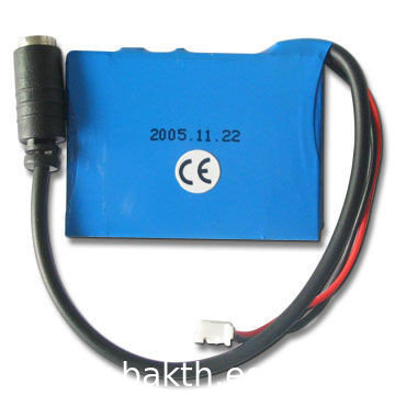 BAK-053448-PACK 3.7V 650mAh Li-ion Battery Pack