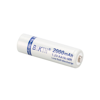 NiMH Rechargeable Battery 1.2V 2000MAH AA Low Self-discharge