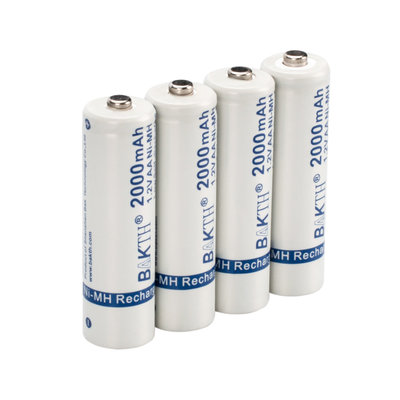 NiMH Rechargeable Battery 1.2V 2000MAH AA Low Self-discharge
