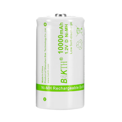 NiMH Rechargeable Battery 1.2V 10000MAH D Low Self-discharge