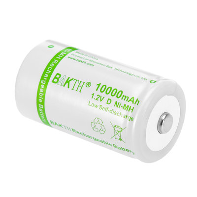 NiMH Rechargeable Battery 1.2V 10000MAH D Low Self-discharge