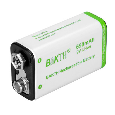 NiMH Rechargeable Battery 9V 650MAH