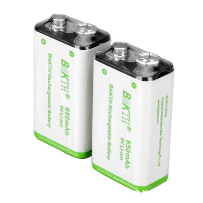 NiMH Rechargeable Battery 9V 650MAH