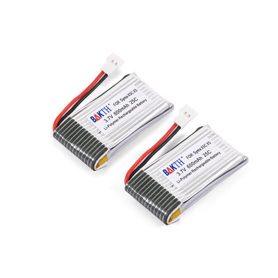 BAKTH Li-polymer Battery Pack 3.7V 600mAh UAV Battery for Syma X5C X5