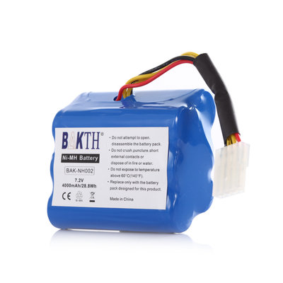 BAKTH NiMH Battery Pack High Capacity 7.2V 4000mAh Replacement Battery for Neato XV Series Robotics
