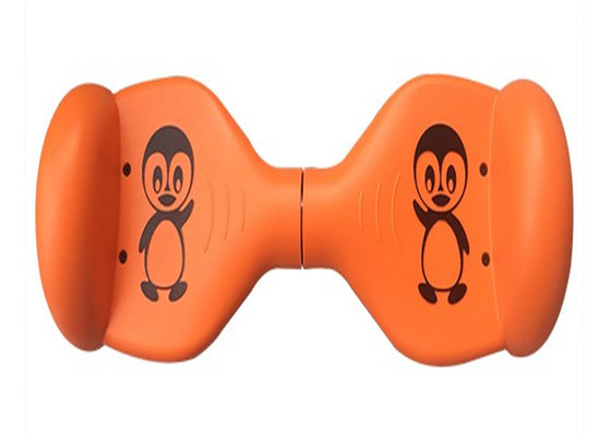 4.5 Inch Two Wheels Self Smart Balance Scooter Orange For Kids / Teenager