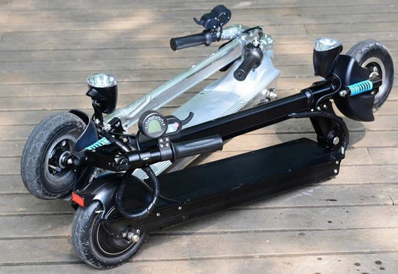 2 wheels stand up aluminum folding portable electric scooter  40KM