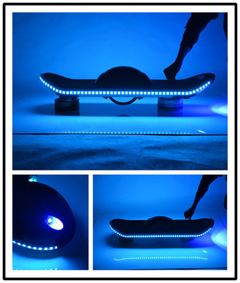 Intelligent  One Wheel Self Balancing hoverboard electric skateboard with Led Lights and Bluetooth