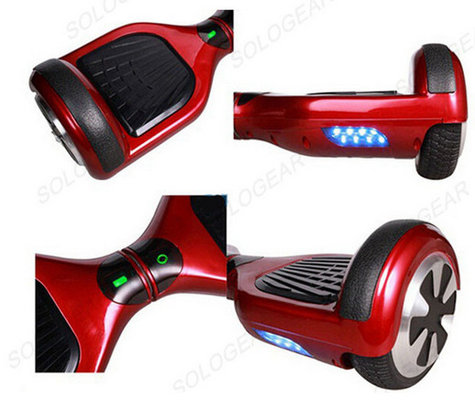 Lightweight hoverboard 2 Wheel 6.5"  Red Smart Balance Scooter With Bluetooth Speaker
