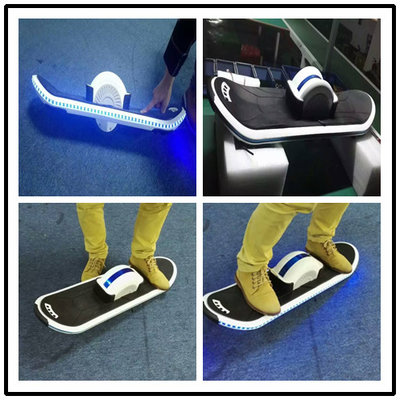 Intelligent  One Wheel Self Balancing hoverboard electric skateboard with Led Lights and Bluetooth