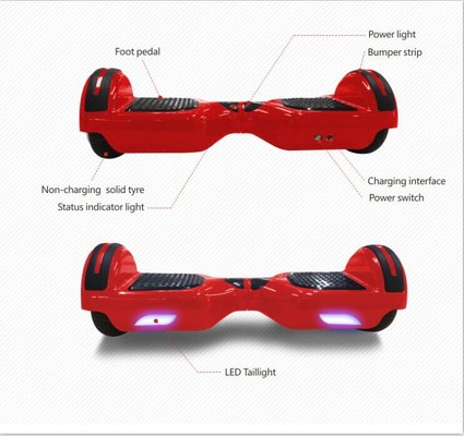 Portable classic Smart Balance Hoverboard two wheels scooter with running lights and bluetooth supplier