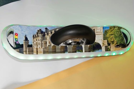 10 inch Landscape Image breites Rad Electric Hoverboard with Bluetooth Speaker and RGB LED lights supplier